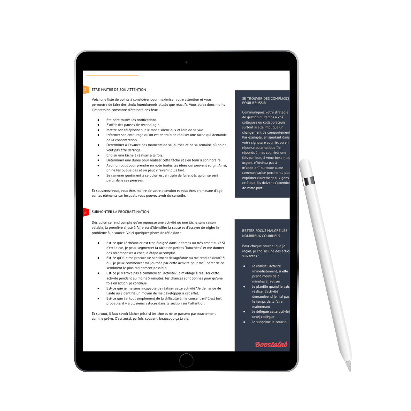 Aller plus loin: Checklist | Boostalab
